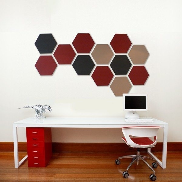 Designer Krommenie Hexagon Pinboards | Boards Direct