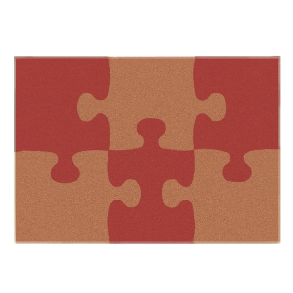 Designer Krommenie Jigsaw Pinboards 1800 x 1200mm | Boards Direct