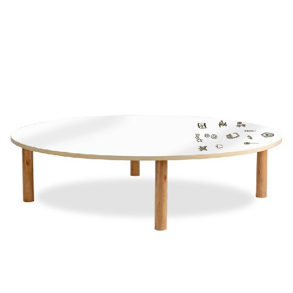 EDUcate Group Time Collaborative Whiteboard Table ECCT-WB