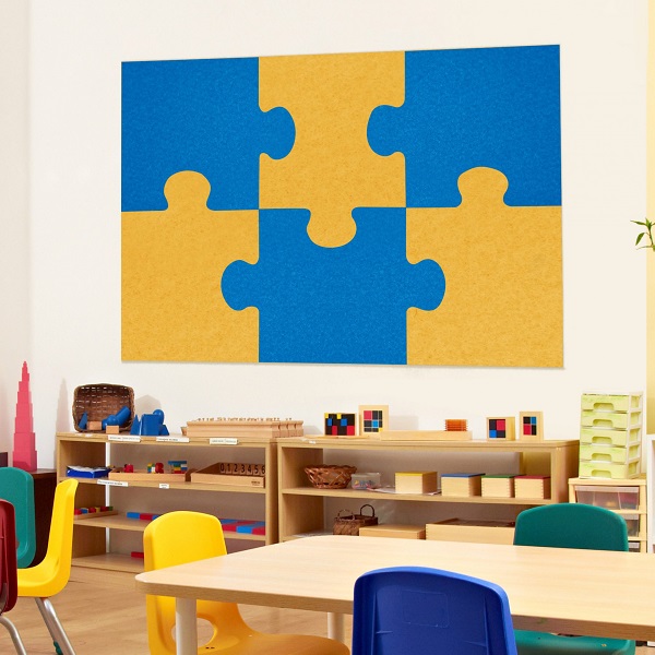 Peen n Stick Jigsaw Puzzle Pinboard Tiles | Boards Direct