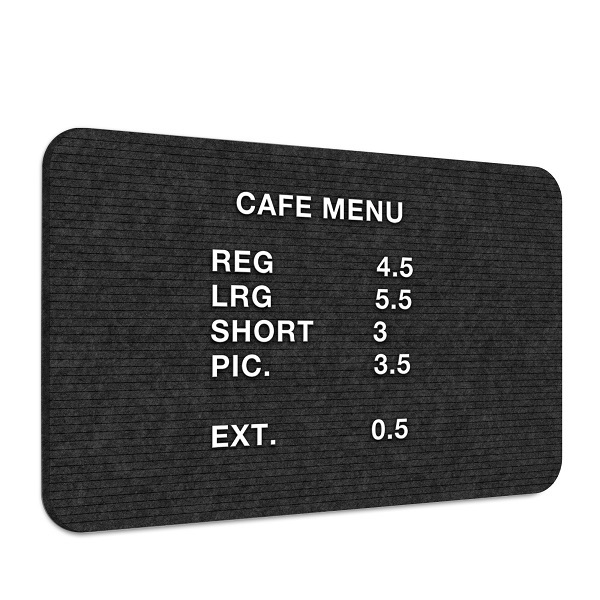 Groovitex Acoustic Display Letter Boards | Boards Direct