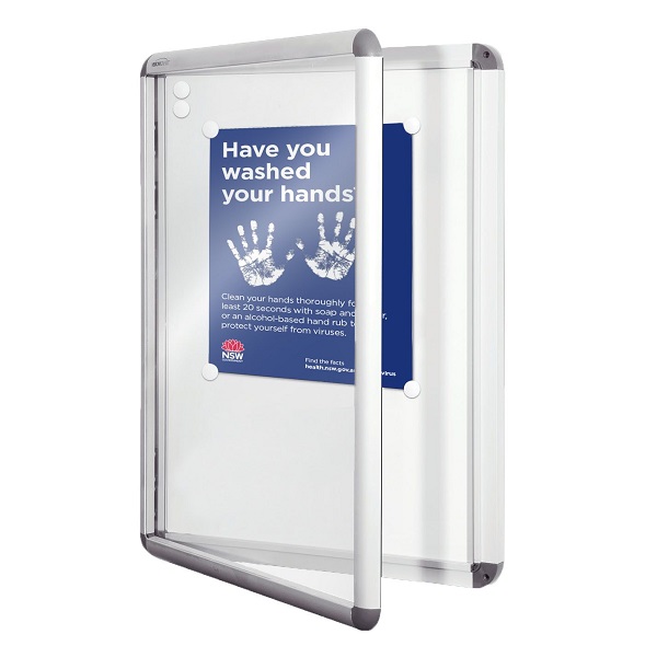 NEO Hinged Door Notice Display Cases | FREE Delivery