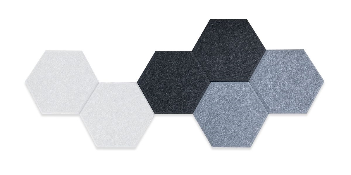 SANA Hexagon Acoustic Pinboard Tiles | Boards Direct | FREE Delivery