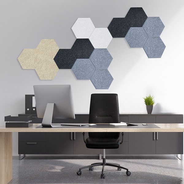 SANA Hexagon Acoustic Pinboard Tiles | Boards Direct | FREE Delivery