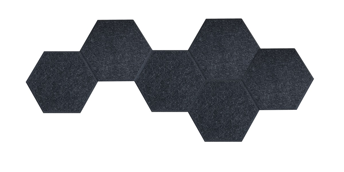 SANA Hexagon Acoustic Pinboard Tiles | Boards Direct | FREE Delivery