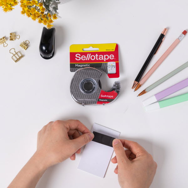 Sellotape Magnetic Tape 19mm x 3m with Dispenser | Boards Direct
