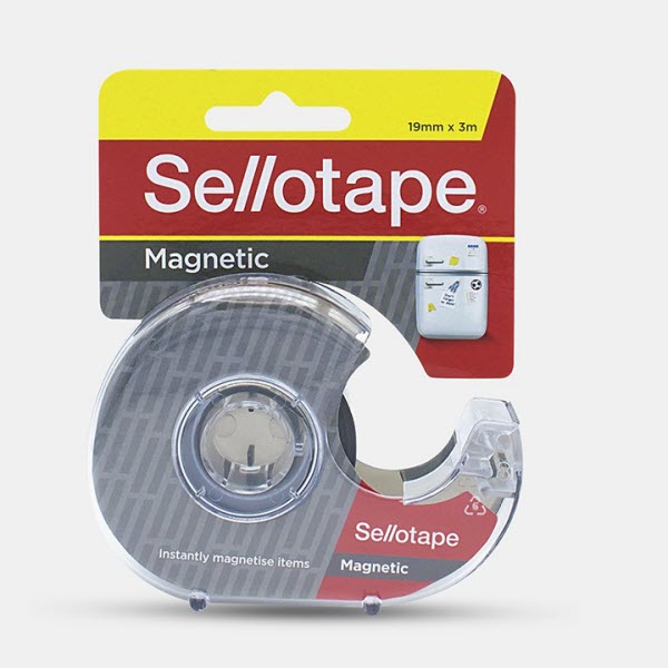 Sellotape Magnetic Tape 19mm x 3m with Dispenser | Boards Direct