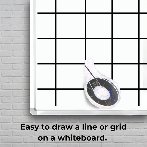 VISIONCHART Whiteboard Adhesive Grid Lining Tape | Boards Direct