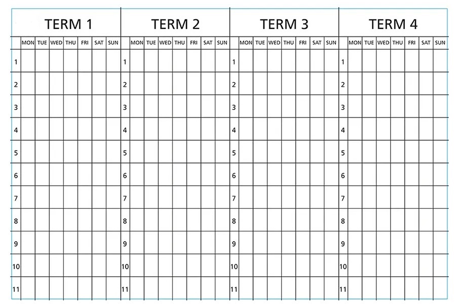 School Term Planners | Boards Direct | FREE Delivery