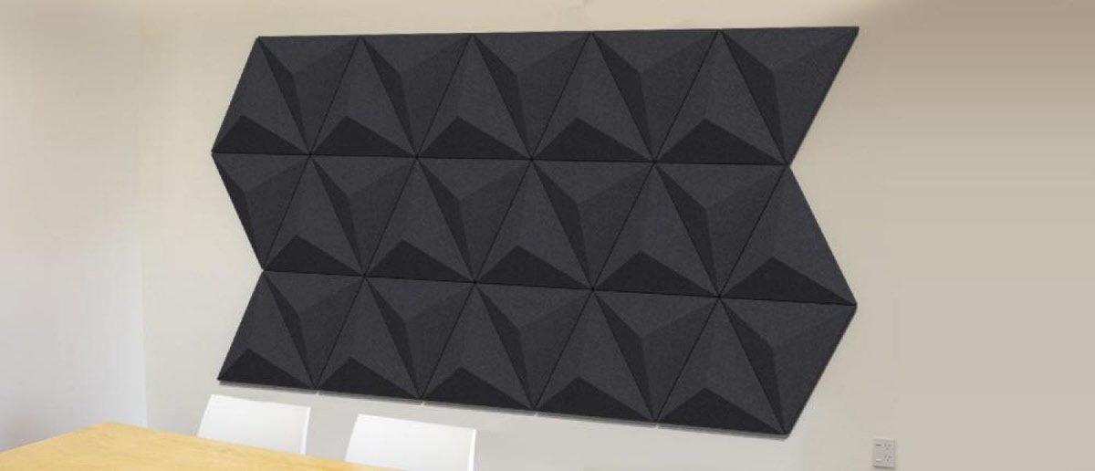 Autex Quietspace 3D Acoustic Wall Tiles Pyramid | Boards Direct