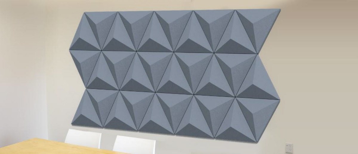 Autex Quietspace 3D Acoustic Wall Tiles Pyramid | Boards Direct