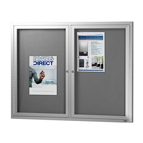 Hinged Door Notice Display Cases | Boards Direct | FREE Delivery