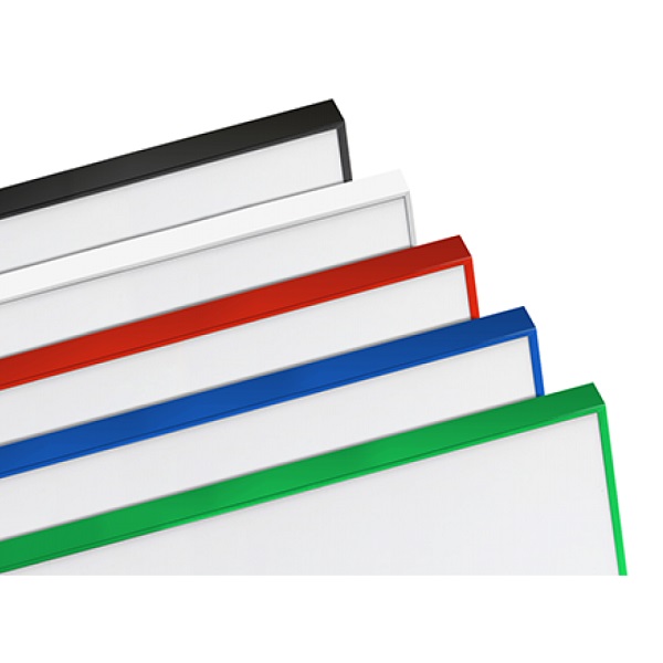 Designer Slim Frame Porcelain Whiteboards Colour Edged | Boards Direct