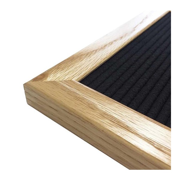 NAGA Felt Letter Board with Pine Frame 400 x 500mm | Boards Direct