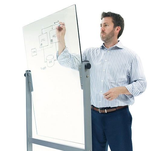 SPACE Mobile Clear Glassboard | Boards Direct | FREE Delivery