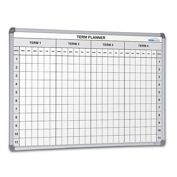 Deluxe Yearly School Term Planners | Boards Direct | FREE Delivery