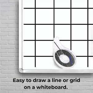 VISIONCHART Whiteboard Adhesive Grid Lining Tape | Boards Direct