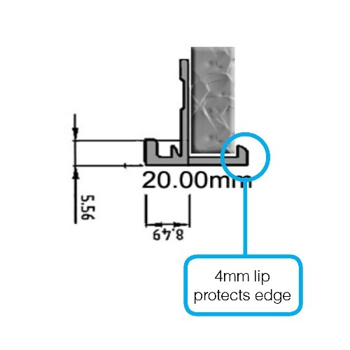 Edge LX8000 Slim Magnetic Porcelain Whiteboard | Boards Direct