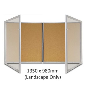 TX Weather Resistant Notice Display Cases