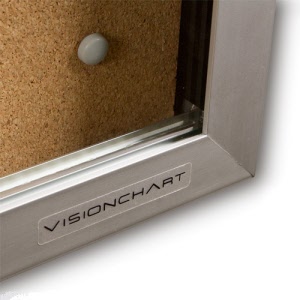 Display Case Notice Boards with Glass Sliding Doors