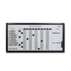 Staff Status Boards | Boards Direct | FREE Delivery